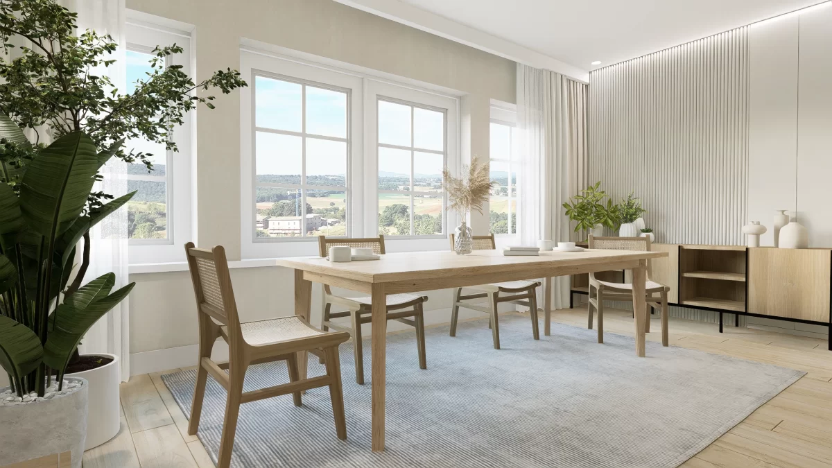 Scandi Dining Table - Taitlin Studio