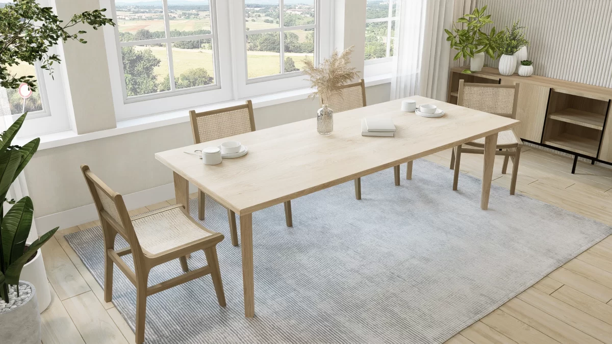 Scandi Dining Table - Taitlin Studio